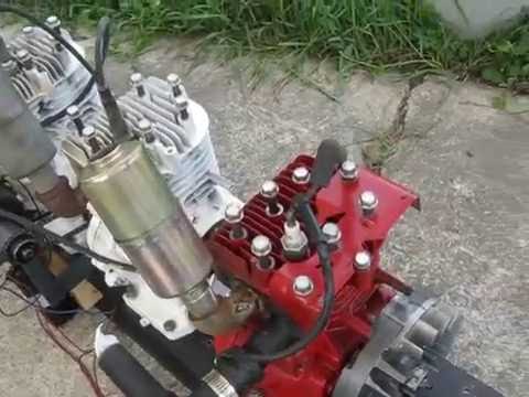 Building Briggs 3 Cyl. Inline Engine - YouTube