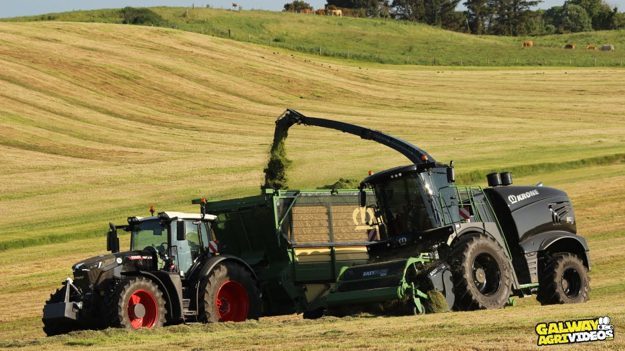 Hillcrest Farming - Silage 2023 | Black Krone Big X 1180 - YouTube