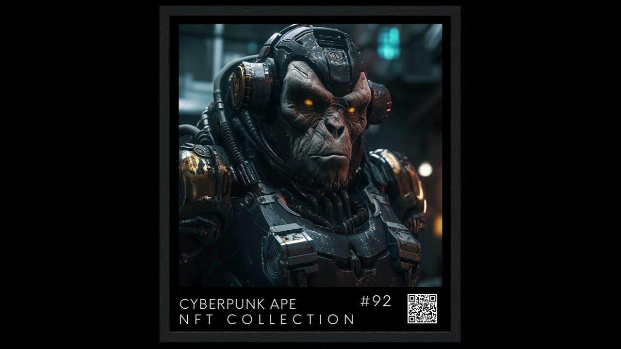 Cyberpunk Ape NFT #92 - YouTube