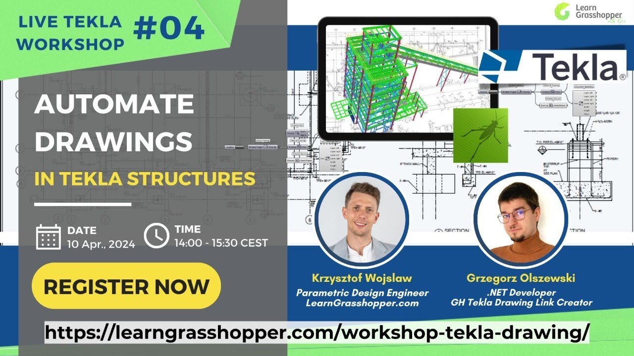 AUTOMATE DRAWINGS IN TEKLA STRUCTURES [FREE WORKSHOP] - YouTube