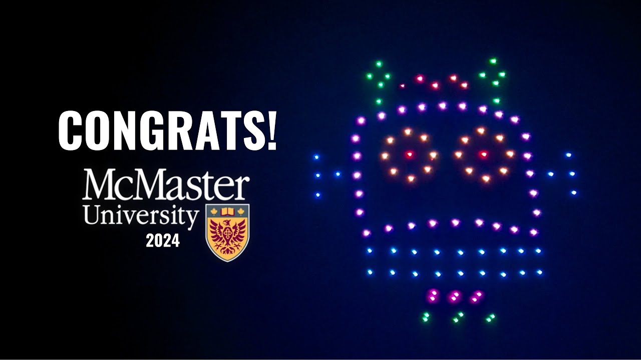McMaster University Drone Show - NorthStar Entertainment - YouTube