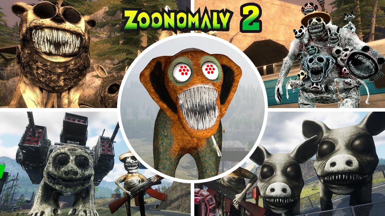 Zoonomaly 2 Official Full Game Play | All Jumpscares Full Walkthrought ...