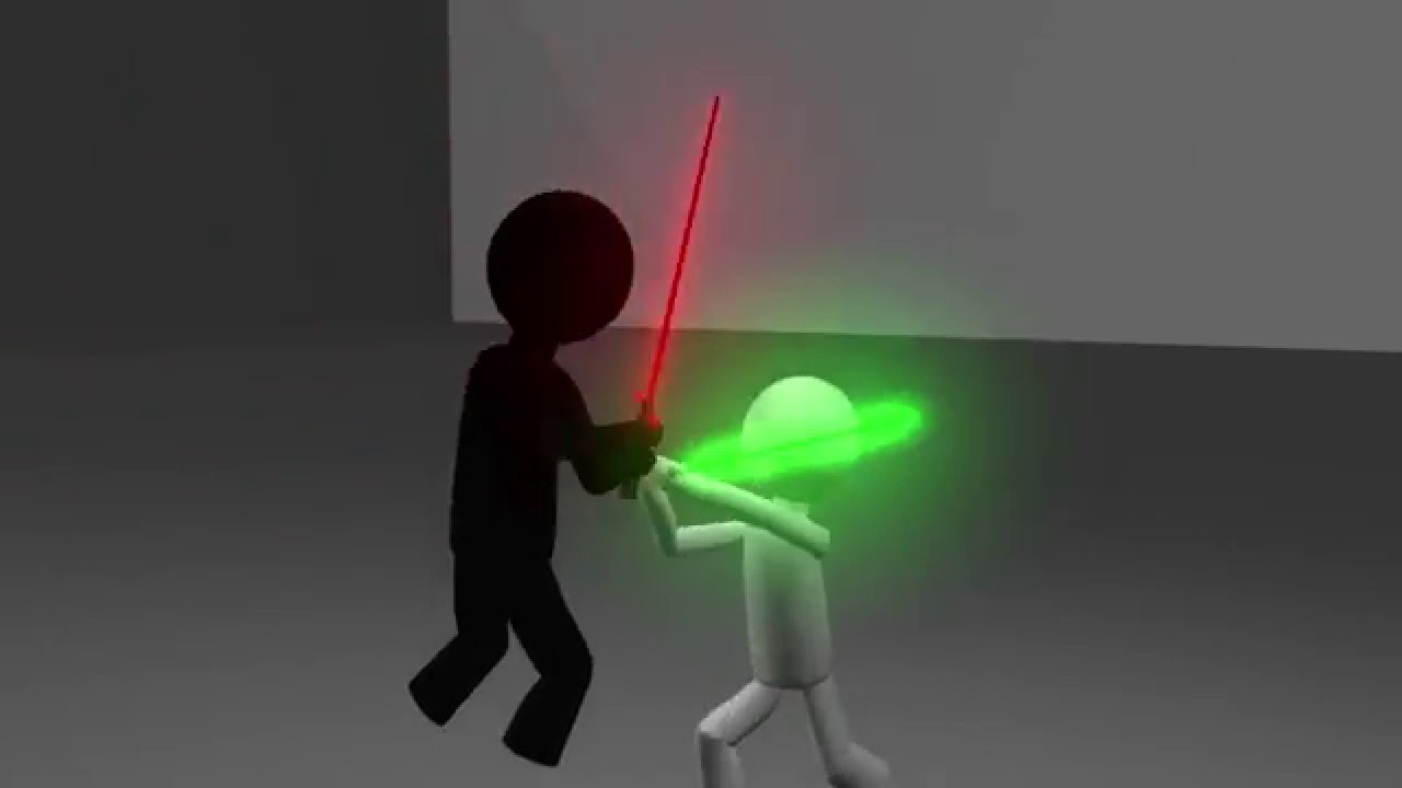 Stickman Fight with Lightsaber [trailer] - YouTube