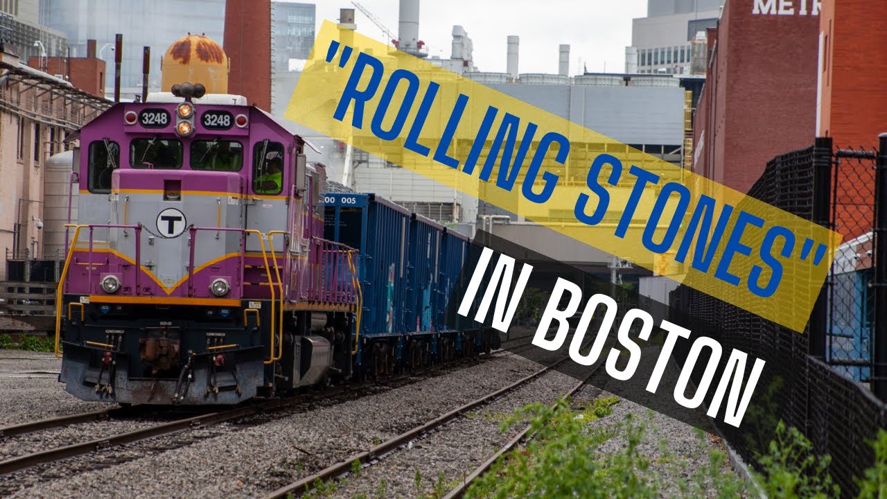"Rolling Stone" Trains in Boston | MBTA Stone Train Operations - YouTube