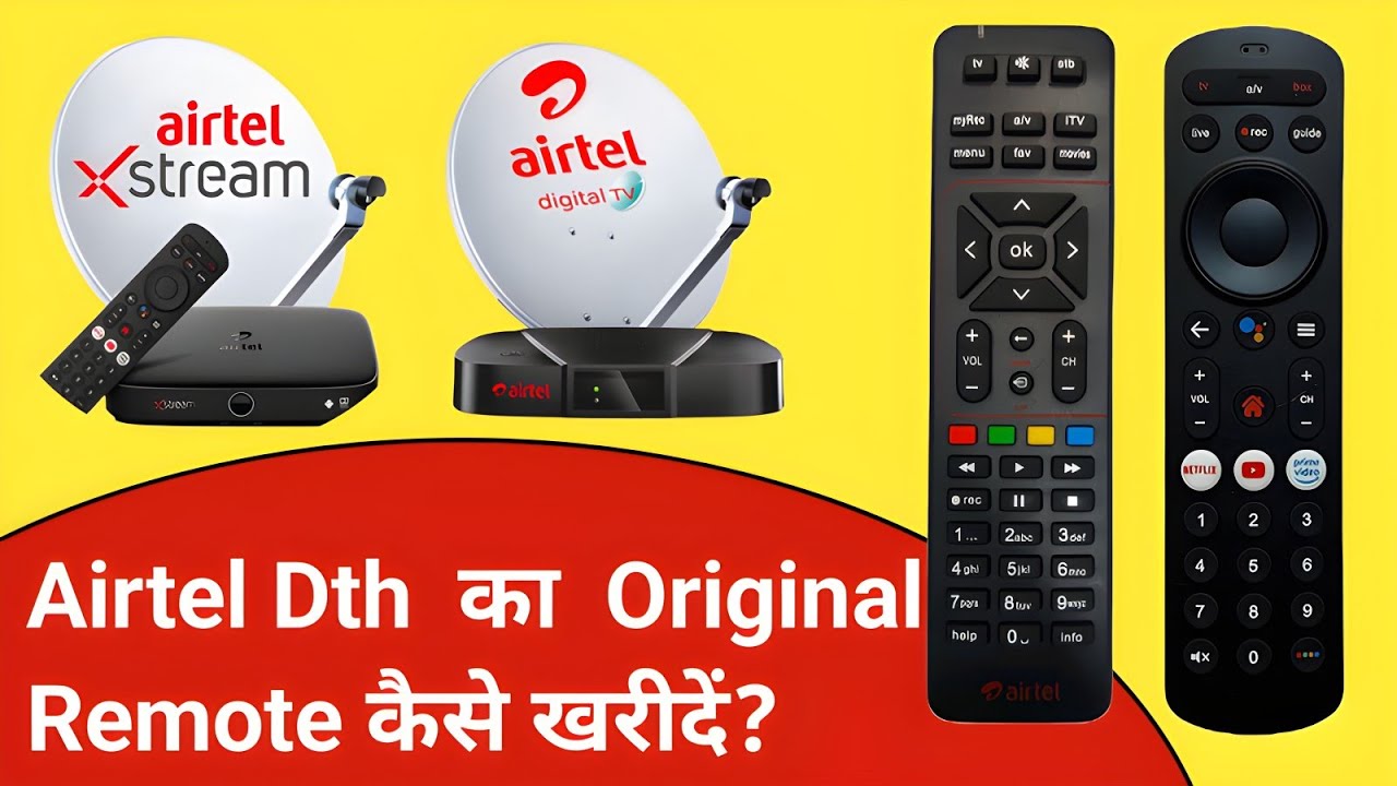 Airtel Dth Original Remote // Airtel Xstream Original Remote // Airtel ...