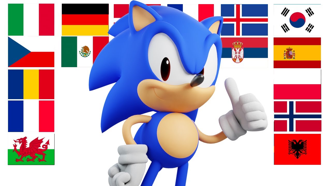 Sonic in different languages meme - YouTube