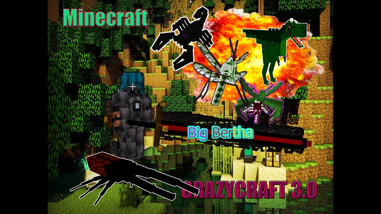 Big Bertha ดาบขนาดใหญ่เเต่ไม่ใหญ่มากคริๆพบกับ minecraft crazy craft 3.0 ...