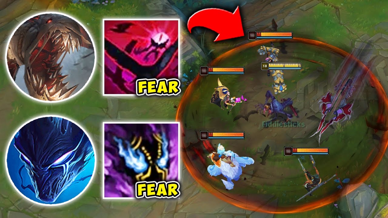 WE PLAYED THE SCARY COMP AND EVERYONE GETS FEARED AT ONCE - League of ...