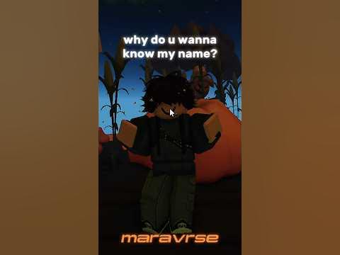 why do u wanna know my name?| Roblox Edit || #edit #roblox #shorts ...