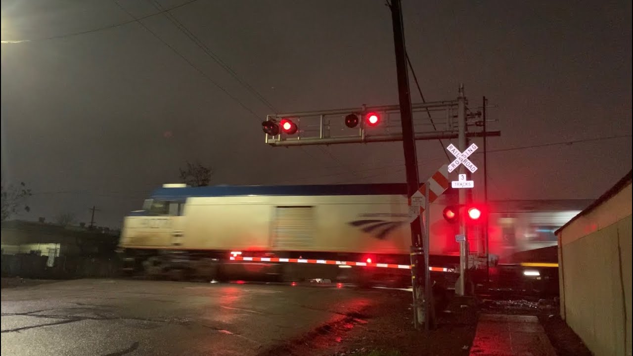 Amtrak NPCU 90278 #718 San Joaquins West, S. Pilgrim St. Railroad ...