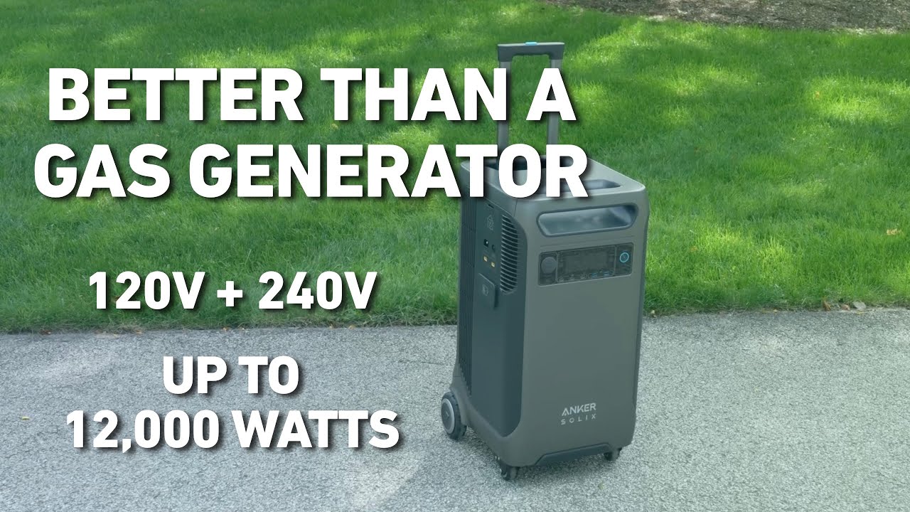 Anker SOLIX F3800 - The First 240V Battery Backup for Whole-Home Power ...