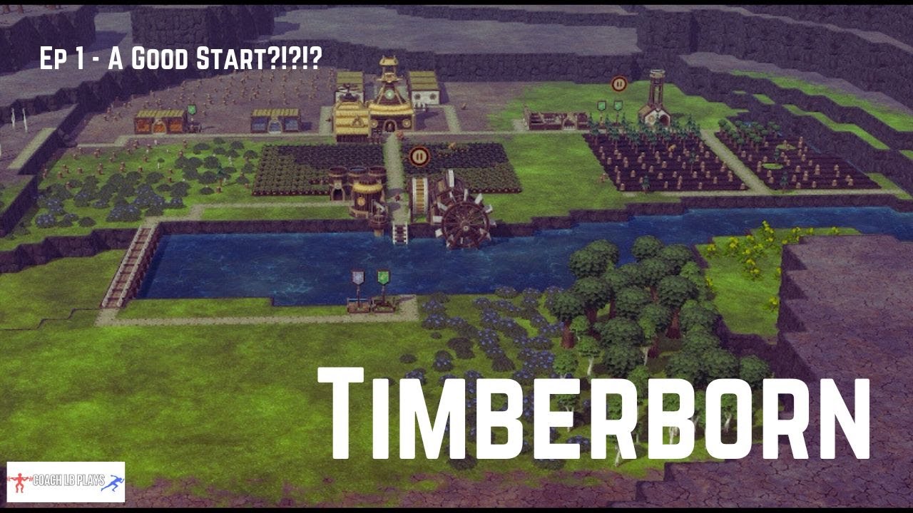 A Good Start!?! - Waterfalls Ep 1 - Timberborn - YouTube