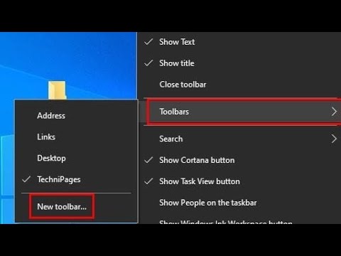 How to Set Your Drive Or Folder As Toolbar ? ||ZyoJyo Tech|| - YouTube