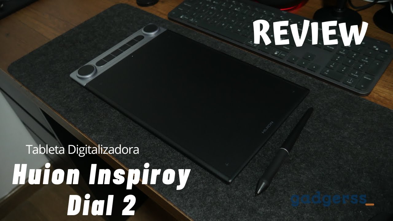 Reseña tableta digitalizadora HUION Inspiroy Dial 2 - YouTube