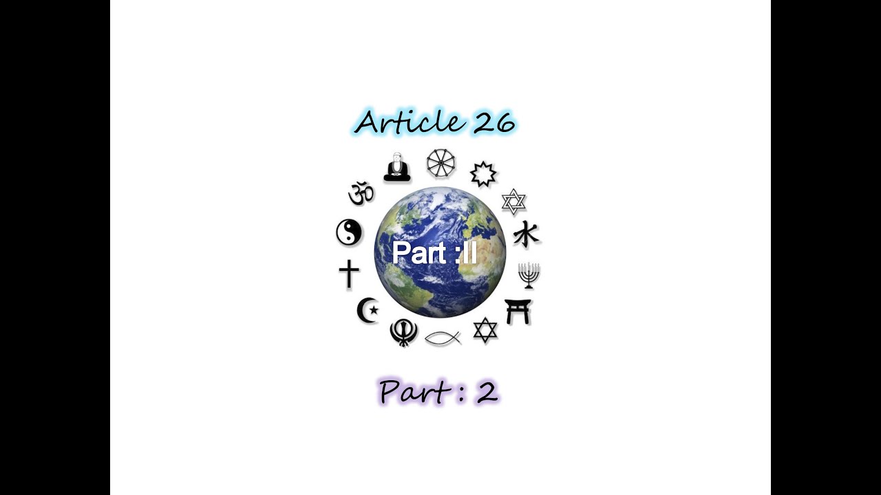 Article 26 of Indian Constitution | Part 2 | Right to Religious Freedom ...