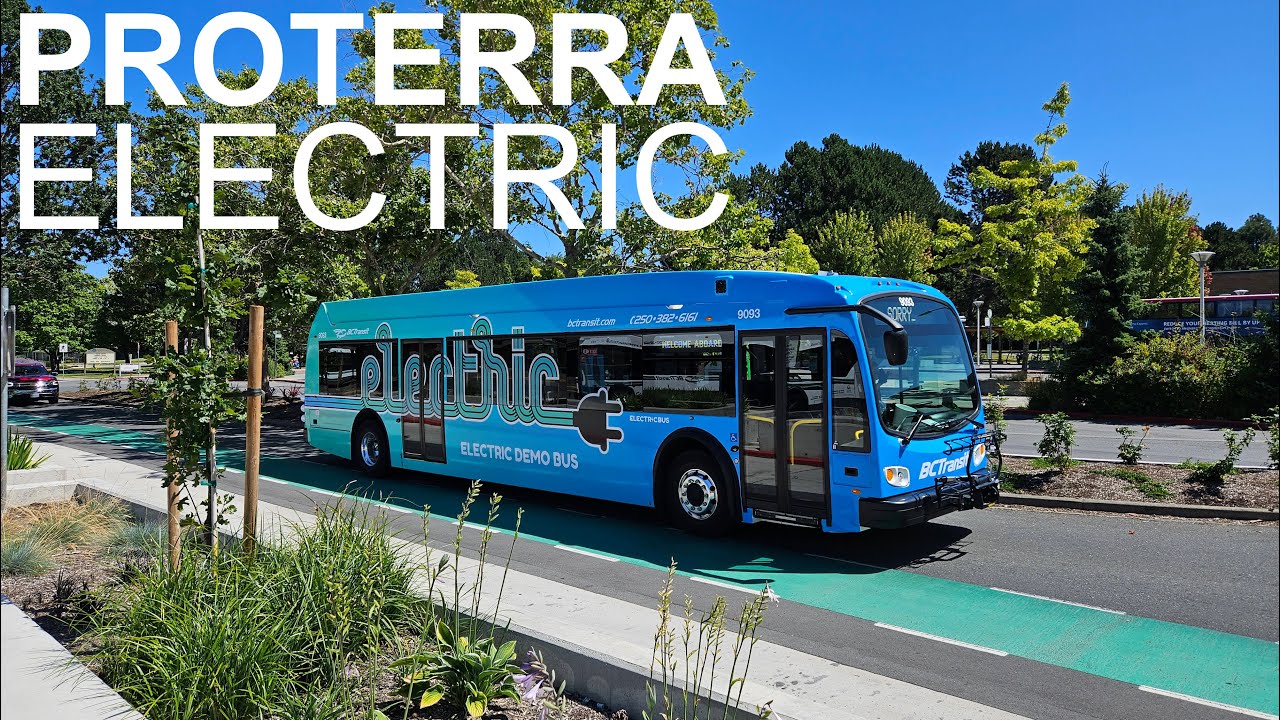 BC Transit No. 9093: 2022 Proterra ZX5 Demonstrator on Victoria ...