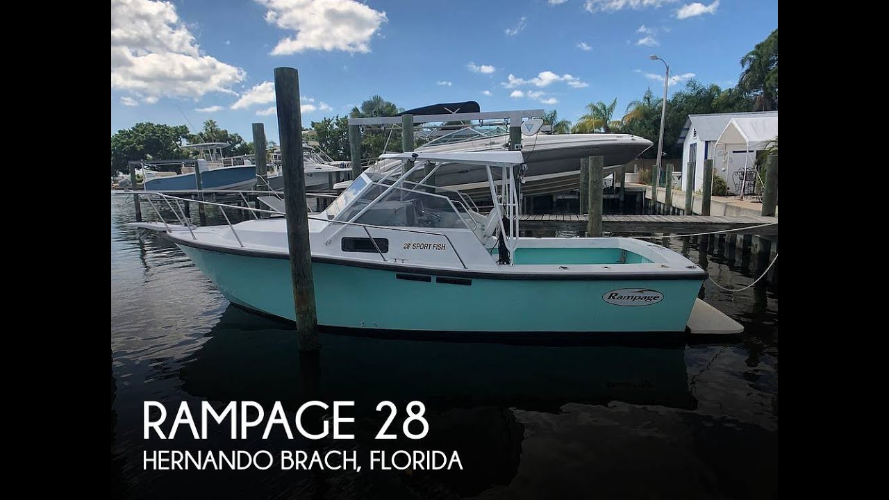 Used 1988 Rampage 28 Sportsman for sale in Hernando Brach, Florida ...