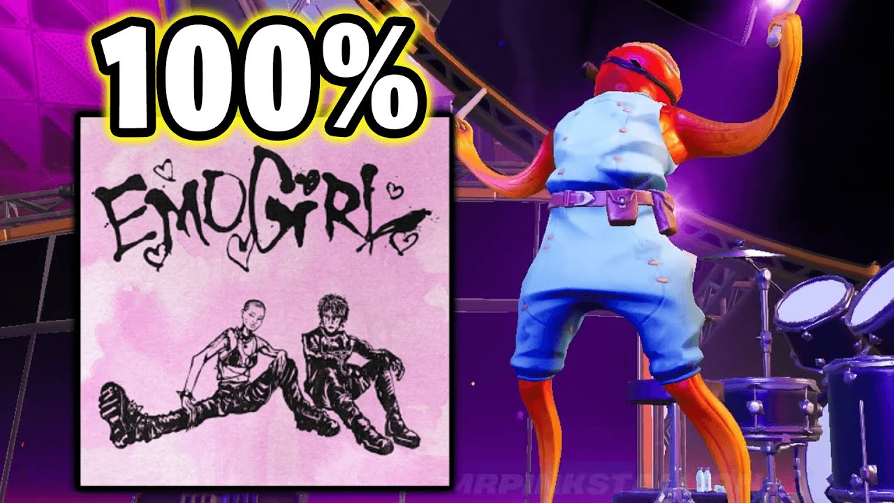 Fortnite Festival "emo girl" | Expert Drums | 100% - YouTube