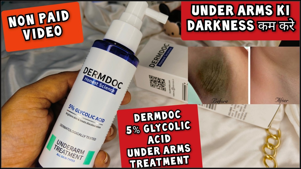 Dermdoc Underarm Spray | Dermdoc 5% Glycolic Acid Underarm Treatment ...