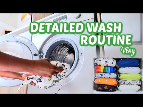 CLOTH NAPPY WASH ROUTINE USING A WASHING MACHINE - FOR 2 KIDS UNDER 2 ...