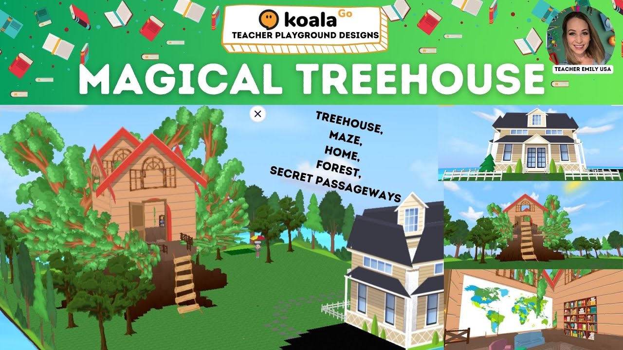 MAGICAL TREEHOUSE - Koala Playground Designs - YouTube