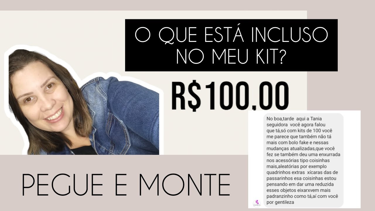 O QUE ESTÁ INCLUSO NO MEU KIT DE R$100,00? - YouTube