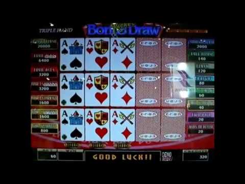 【CRON】Triple Hand Kicker Bonus Draw Double Double Quads Bonus - YouTube