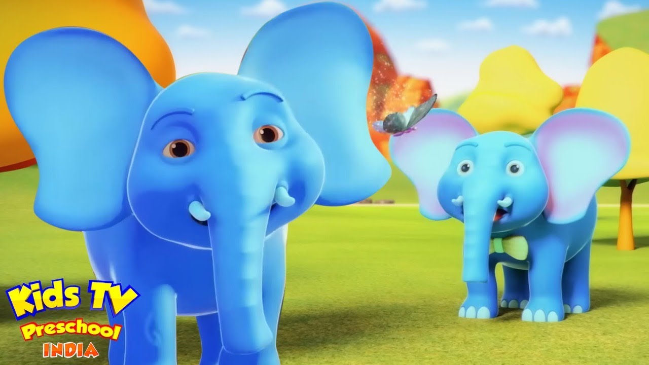 Ek Mota Haathi, तितली उडी, Top Hindi Rhymes for Children's - YouTube