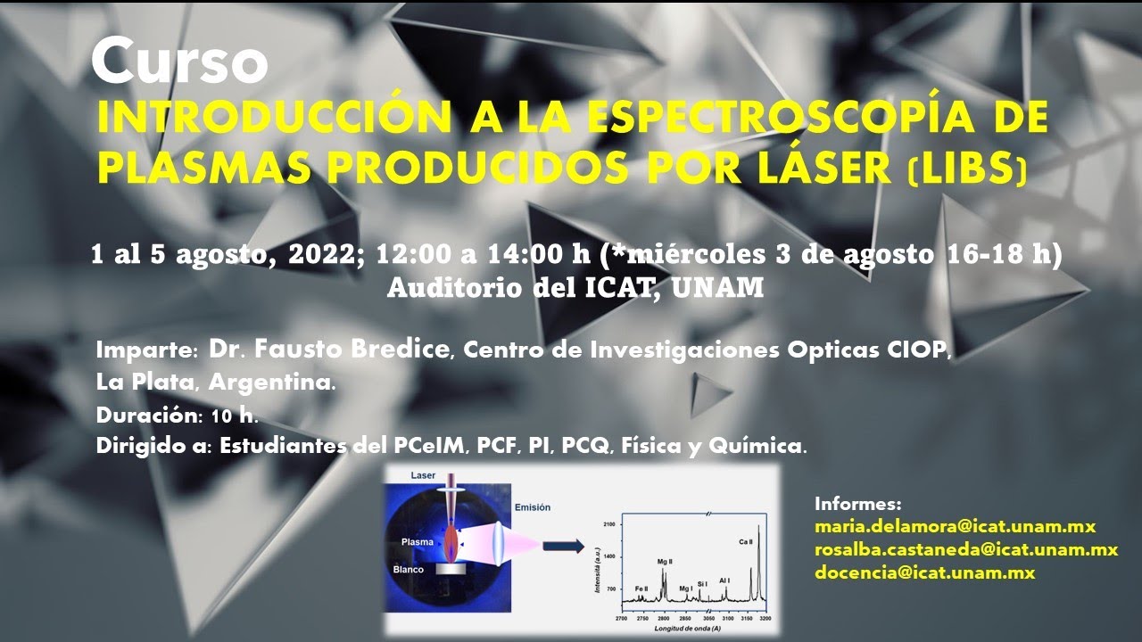 Clase 1 Introducción A La Espectroscopía De Plasmas Producidos Por