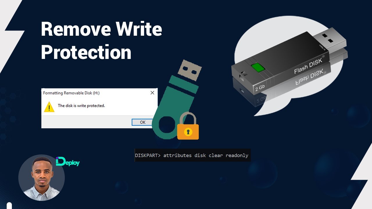 The Disk is Write Protected ⚠️ Remove Write Protection From Pen Drive ...