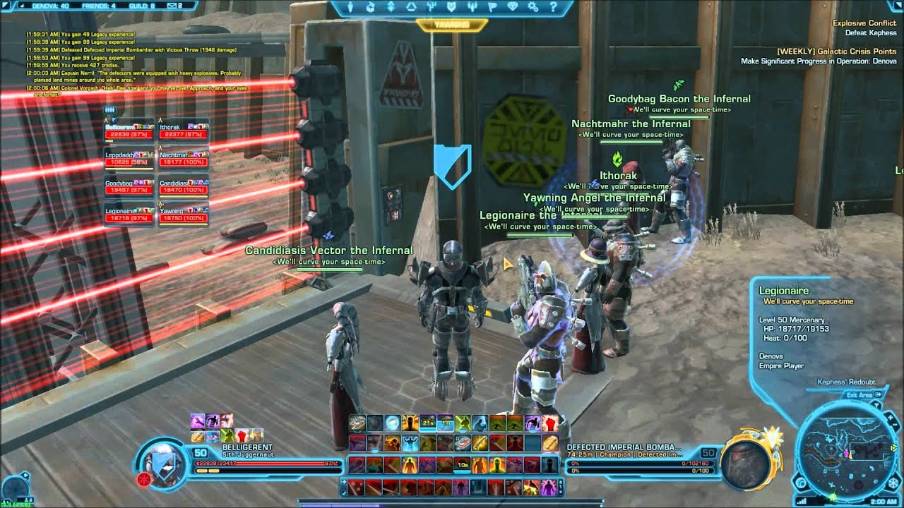 SWTOR SW Patch 1.2 - Operation - Explosive Conflict - Minesweeper ...