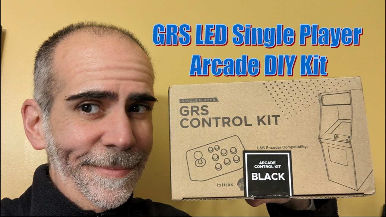 GRS LED Single Player Arcade DIY Kit just $19.99 - YouTube