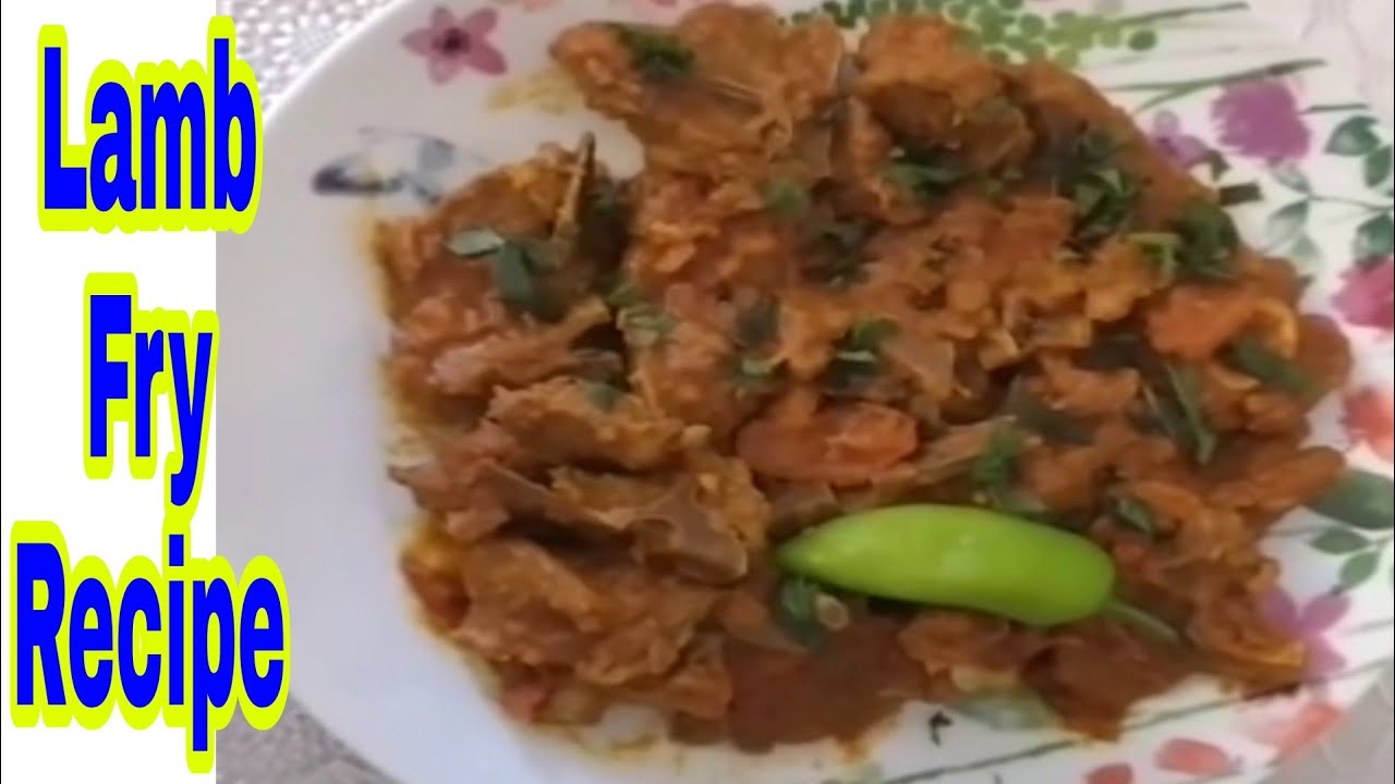 Lamb Fry Recipe Tasty & Simple Recipe. - YouTube