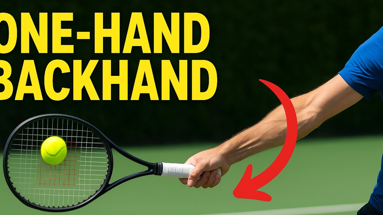 Perfect One Handed Backhand in 3 Steps - Perfect Tennis - YouTube