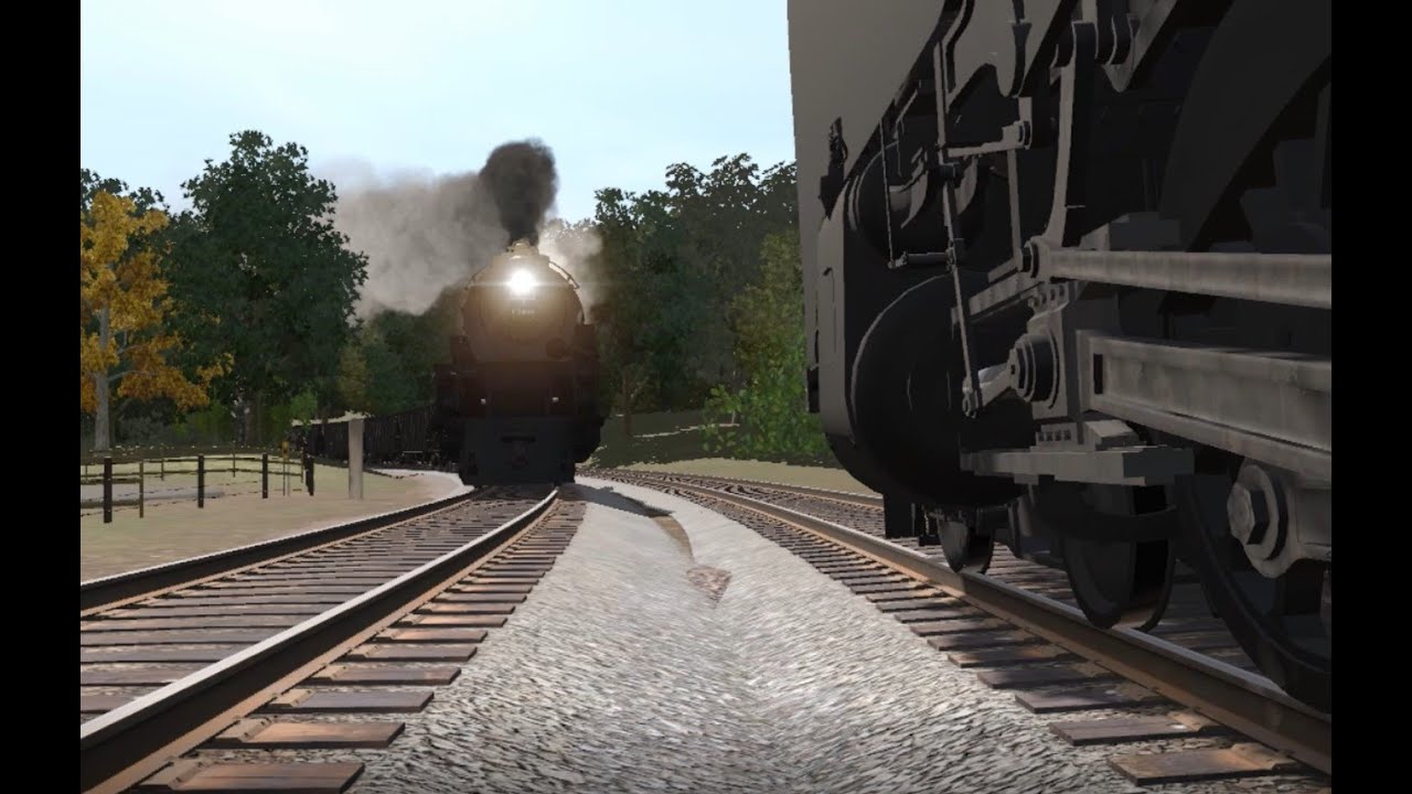 SB&GR Trainz | A Pacific and a Mallet Runby - YouTube