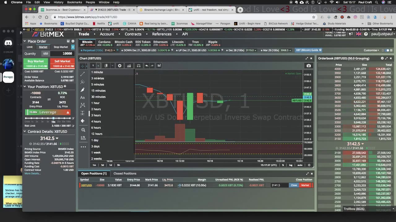 Bitmex Leverage Tutorial Realized & UnRealized Profit/Loss - YouTube