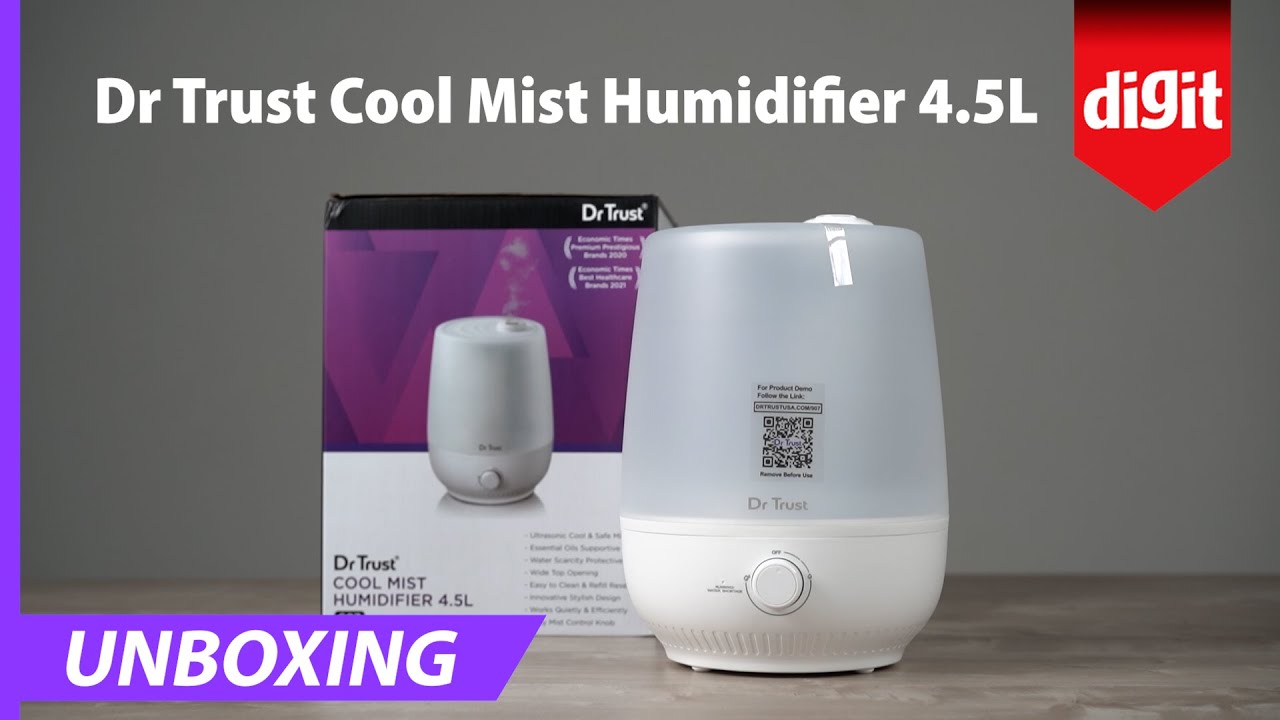 Dr Trust Cool Mist Humidifier 4.5L Unboxing - YouTube