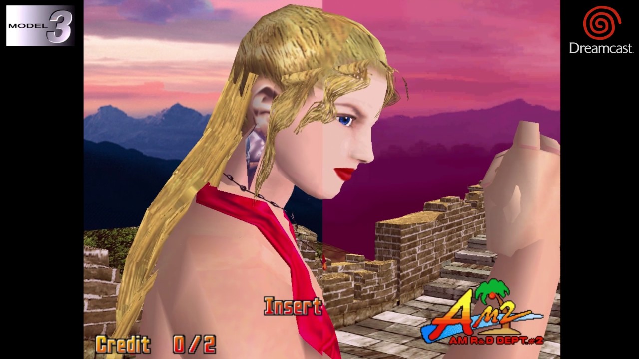 Virtua Fighter 3tb Model 3 vs. Dreamcast Version - YouTube