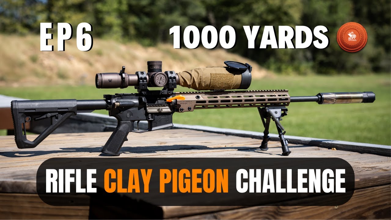 1,000 YARD RIFLE CLAY PIGEON CHALLENGE EP-6 - YouTube