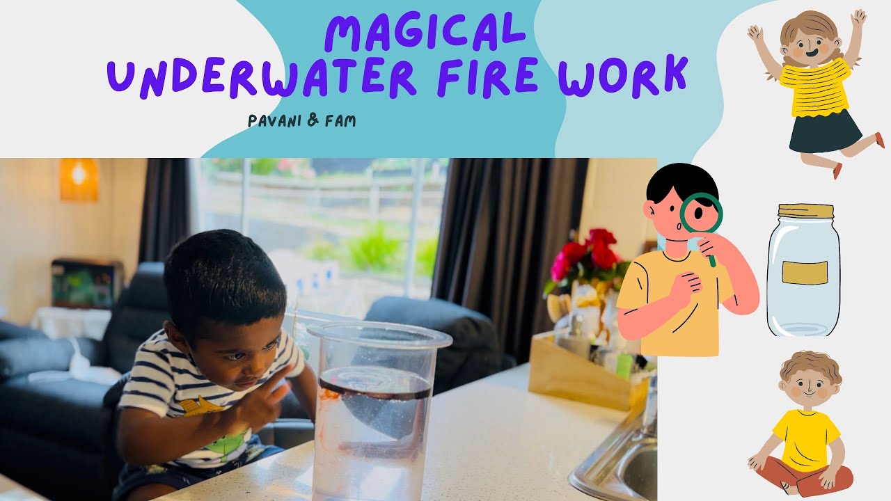 Magical Underwater Firework (Fascinating Oil & Water Science Experiment ...