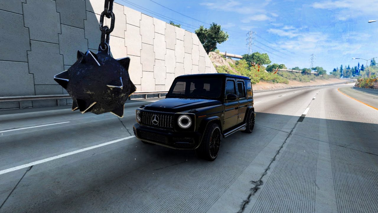 Cars VS Mace | BeamNG.drive - YouTube