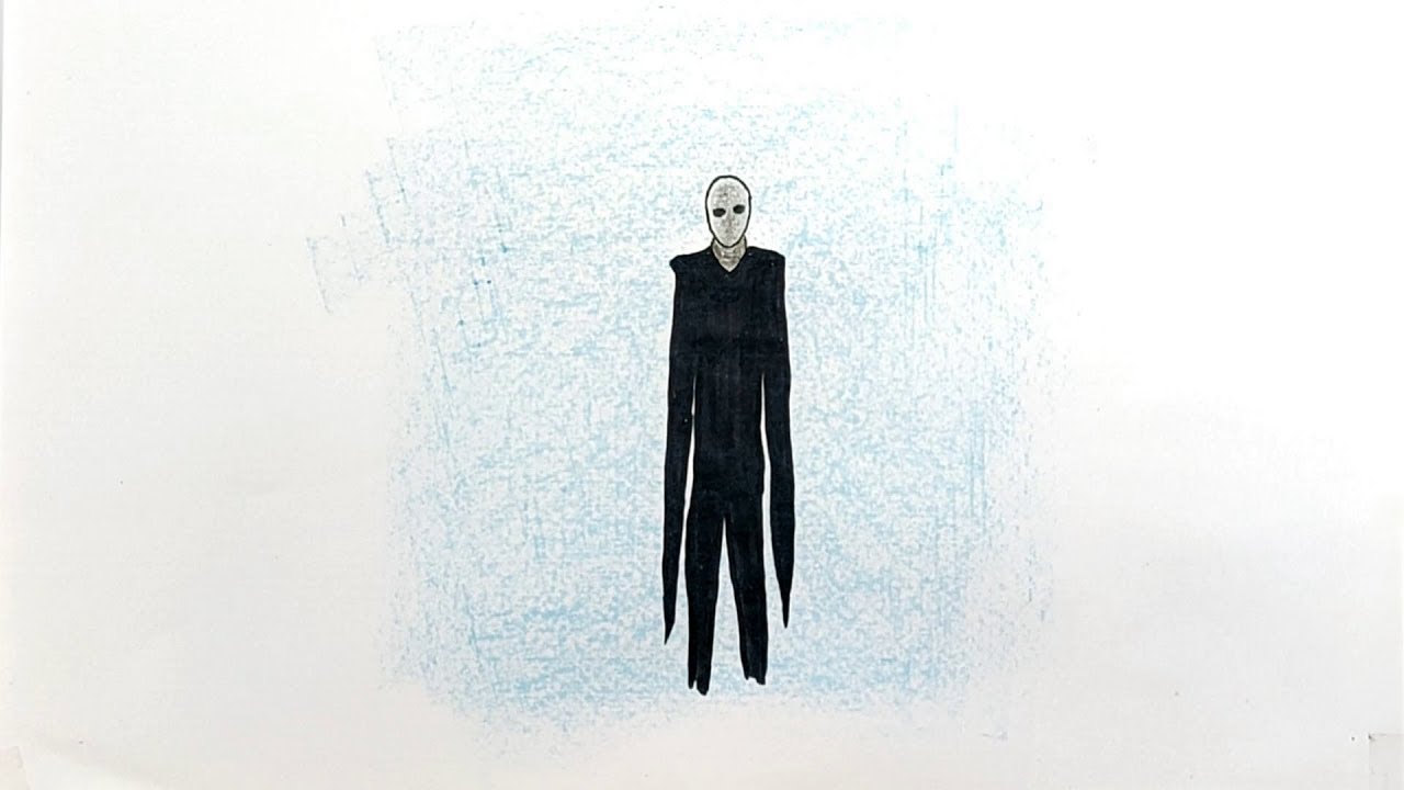 How to Draw Slenderman - YouTube