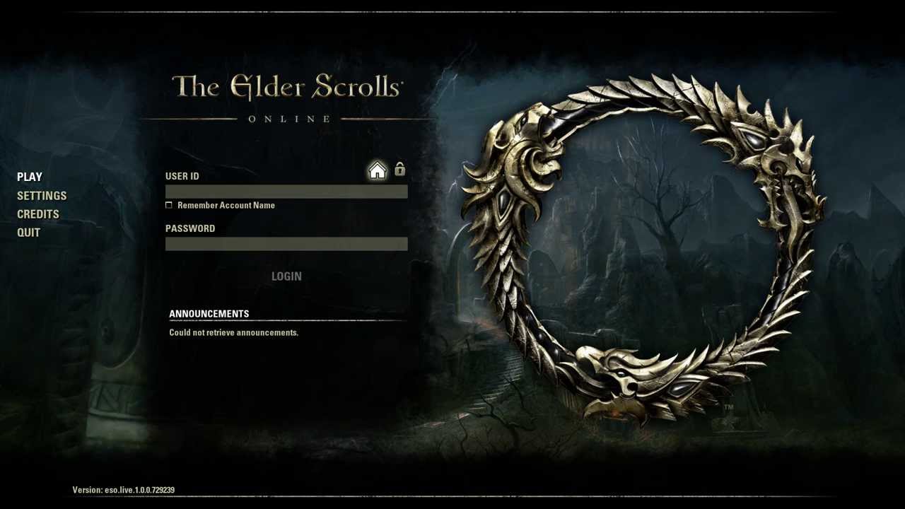 Elder Scrolls Online - Main Menu & Soundtrack (30 min) - YouTube
