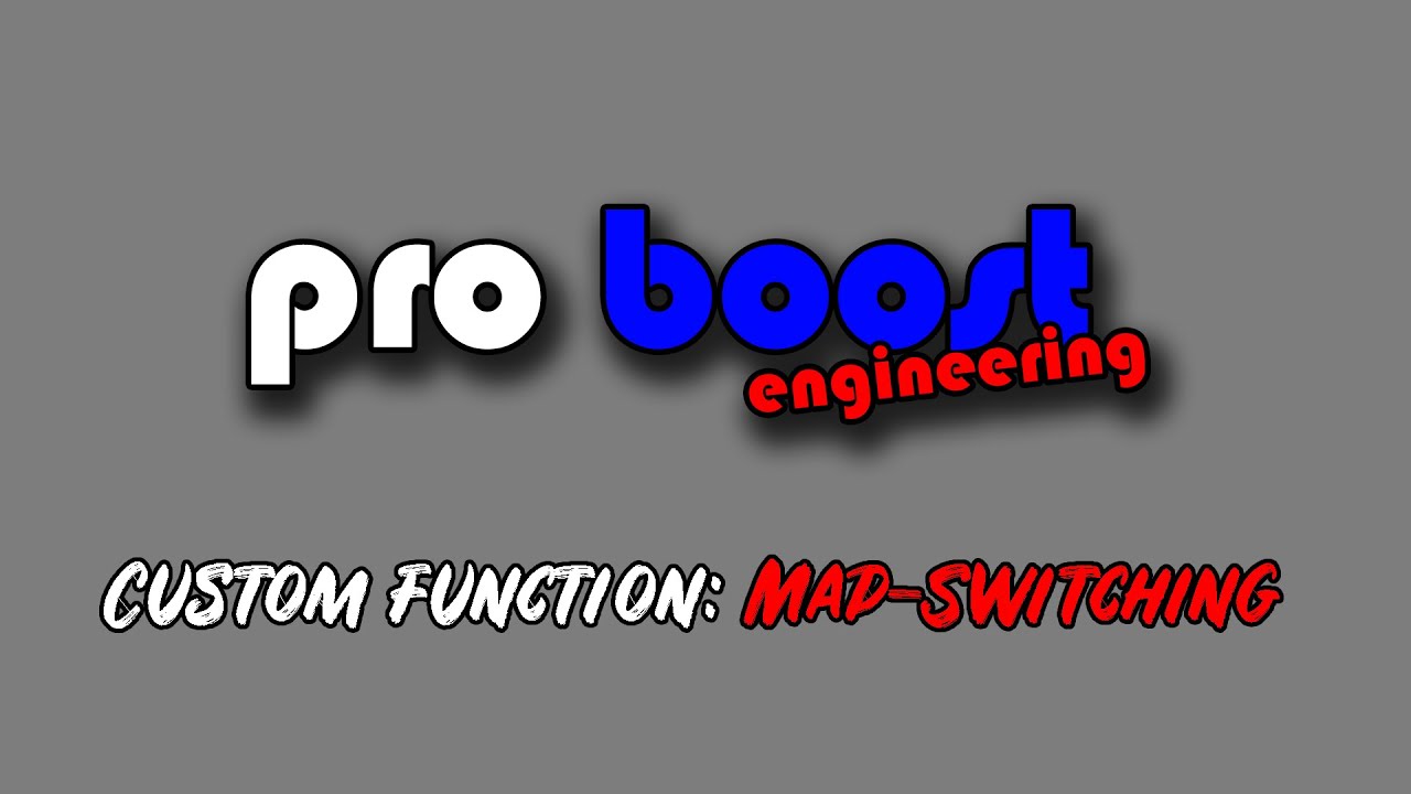 Pro Boost Map-Switching kurz erklärt - YouTube