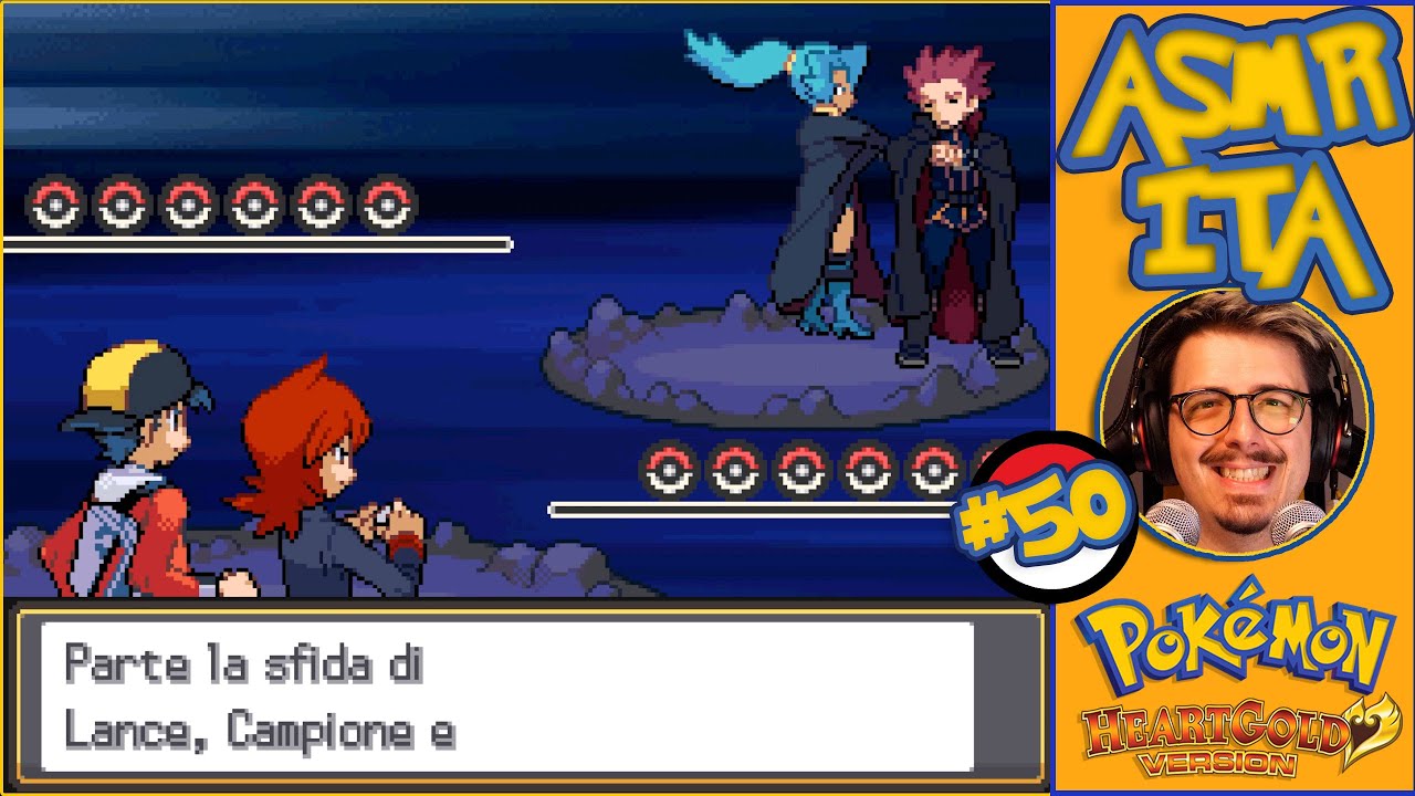 ASMR ITA: Pokemon Heart Gold (#50) | Rivale, Sandra e Lance - YouTube