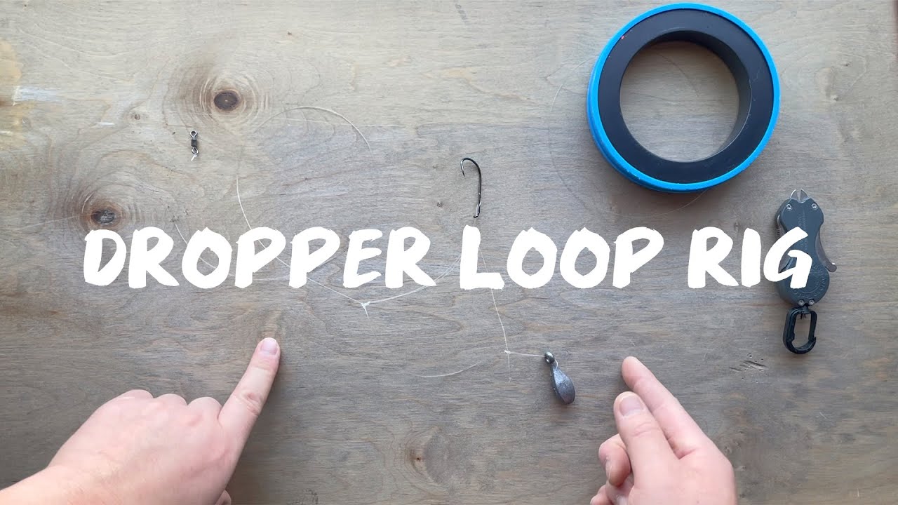 How to Tie a Dropper Loop Rig w/ T-Knot | Tautog Fishing - YouTube