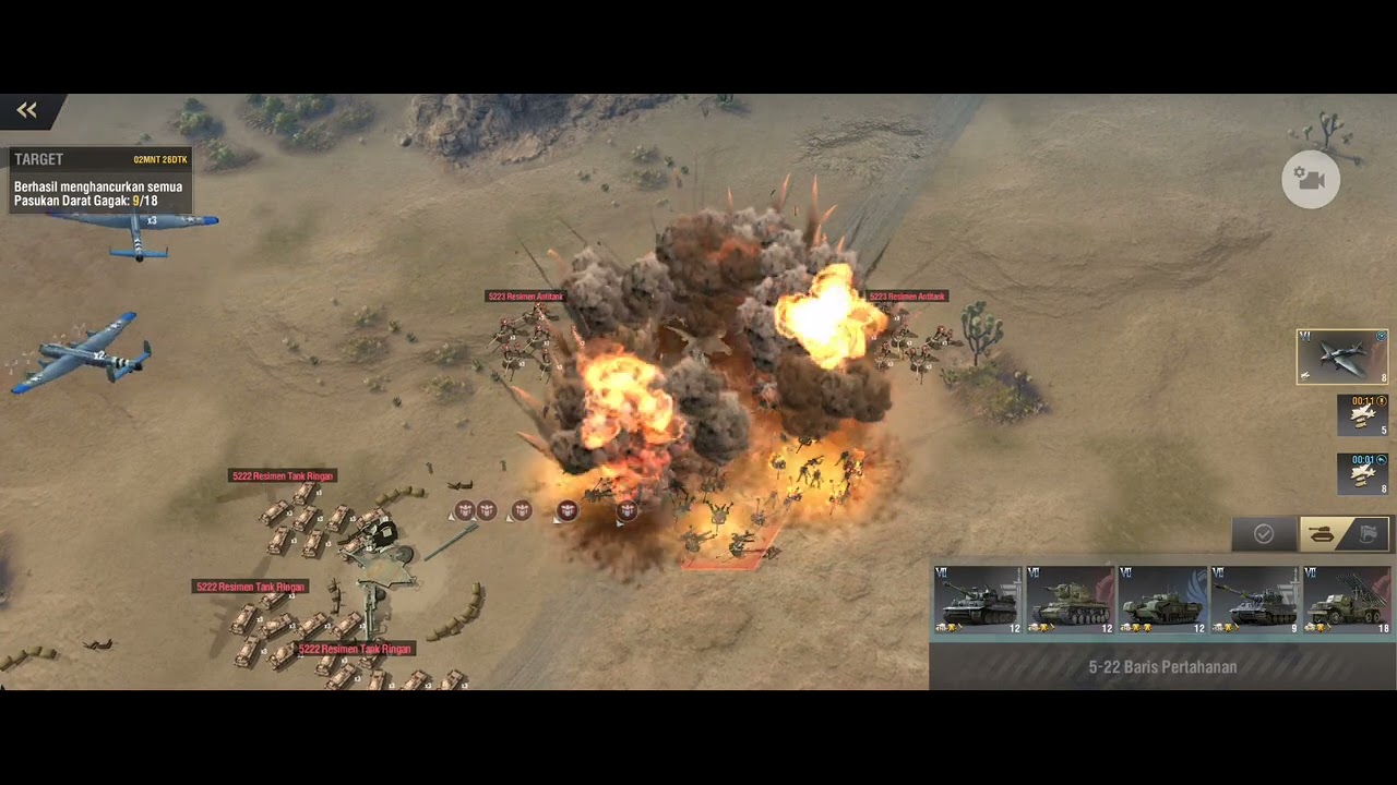 Warpath - Gameplay Campaign 5-22 "Baris Pertahanan" - YouTube