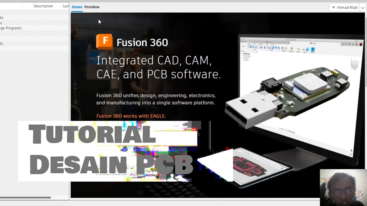 [PROFINFO] Tutorial membuat desain PCB dengan autodesk eagle - YouTube