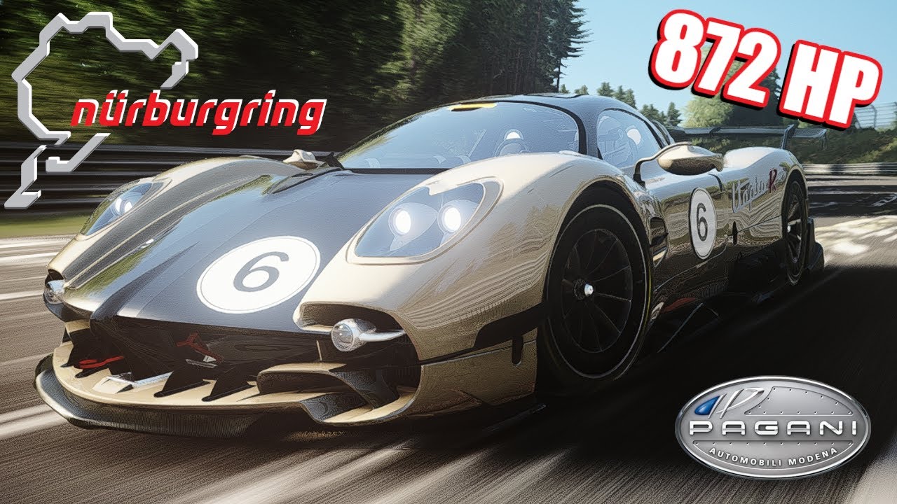 Pagani Utopia R 2023 - Nürburgring - Touristenfahrten - Pedal Cam - AC ...
