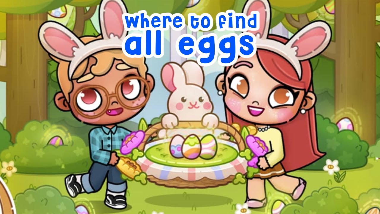 WHERE TO FIND ALL 12 EASTER EGGS IN AVATAR WORLD🐇 | *VOICED🔊* | AVATAR ...